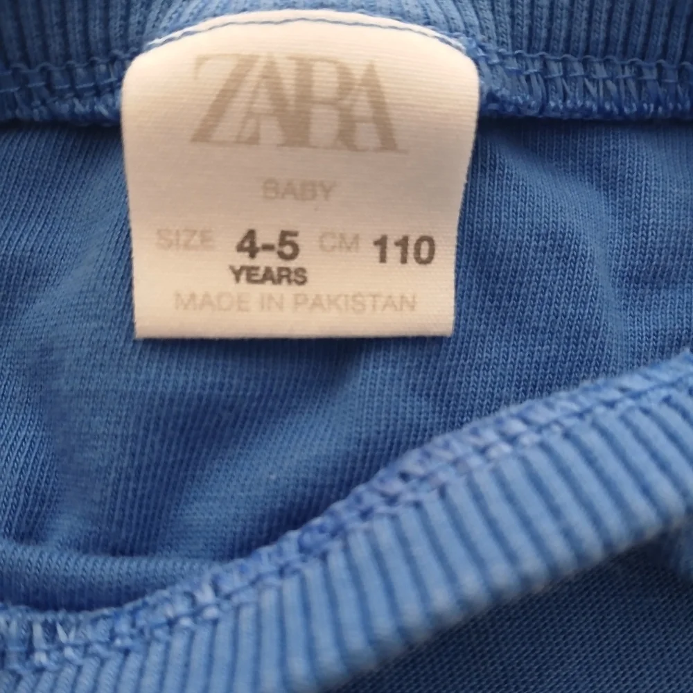 Zara | Shirts & Tops | Zara Blue Gray Boys Double Sleeve Top Size 45 ...
